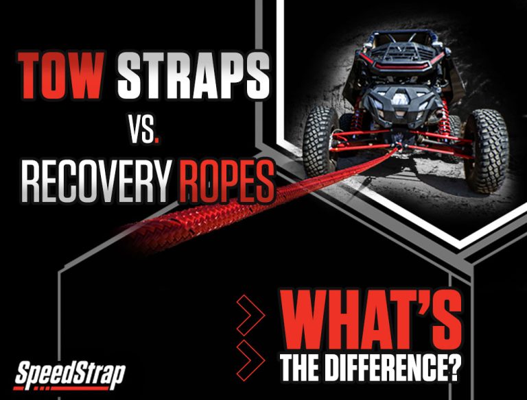 What's the Difference Between a Tow Strap and Recovery Rope? | SpeedStrap