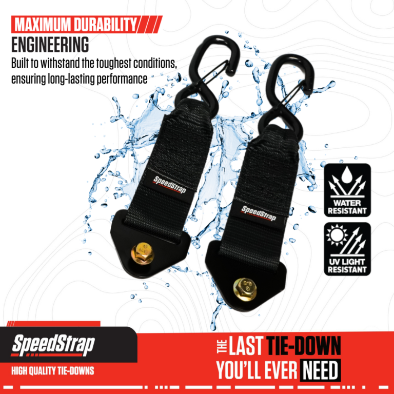 2” x 10” S-Hook Adapters for Retractable Tie-Down Straps (2 Pack ...